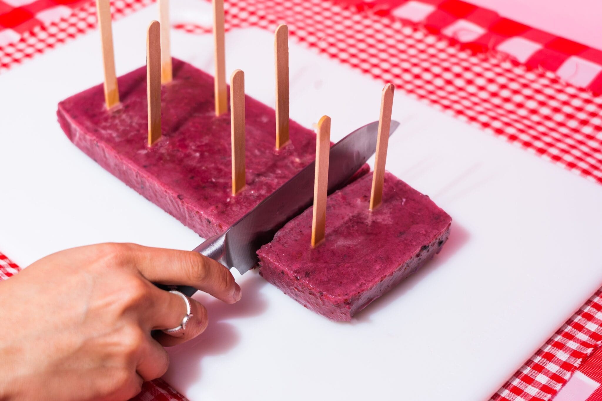 MOIC-approved DIY Pink Vegan Popsicles - MUSEUM OF ICE CREAM
