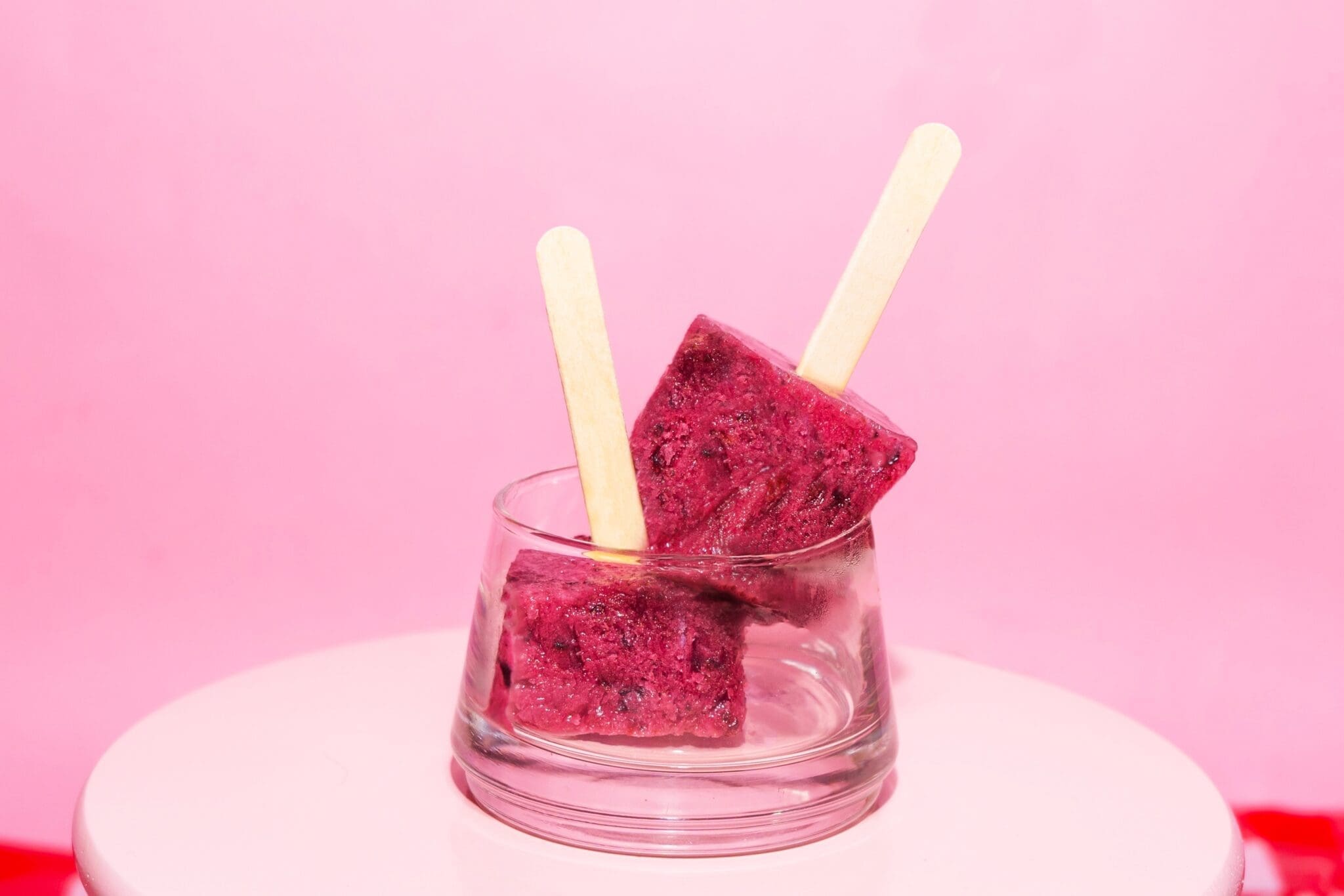 MOIC-approved DIY Pink Vegan Popsicles - MUSEUM OF ICE CREAM